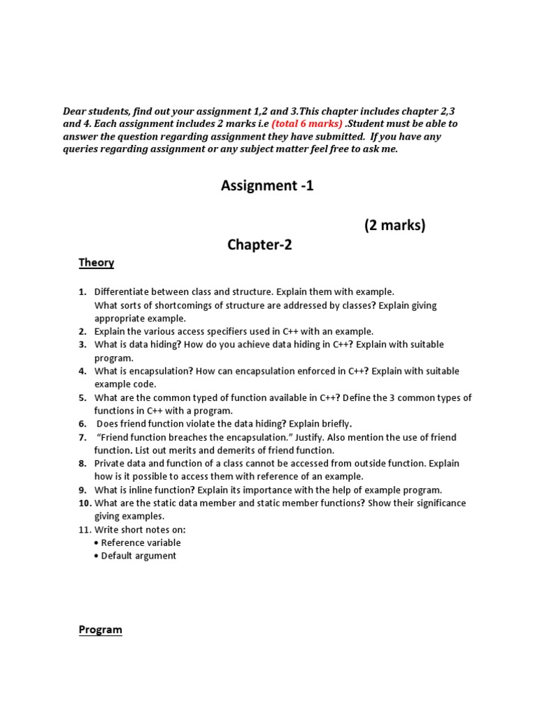 C++ Assignment | PDF | Programming | Constructor (Object Oriented Programming)