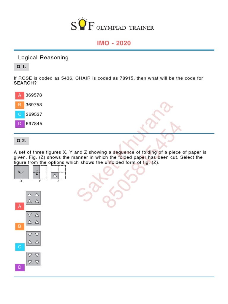 Imo - 2020 | PDF | Numbers | Arithmetic