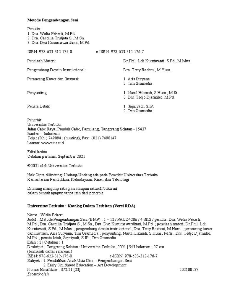 Paud420602 KDT | PDF