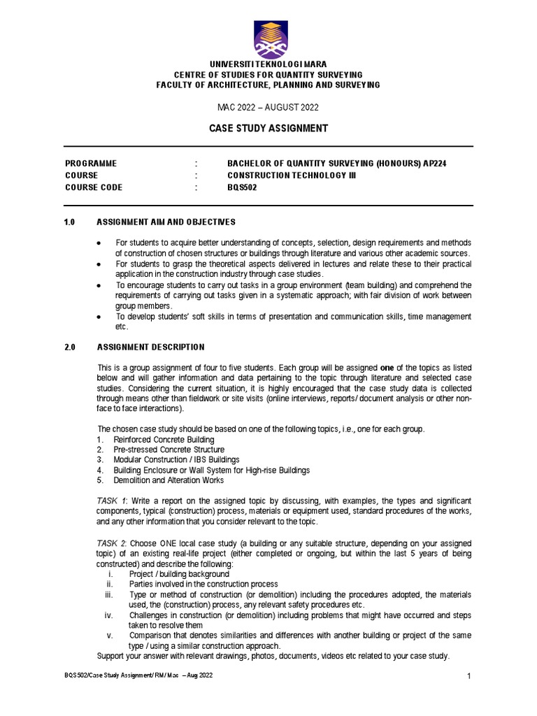 BQS502 Assignment 1 Mac - Aug 2022 | PDF | Data | Field Research