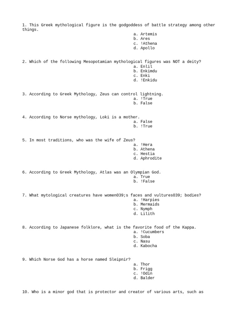 Engl315 Quiz 1 | PDF | Norse Mythology | Deities