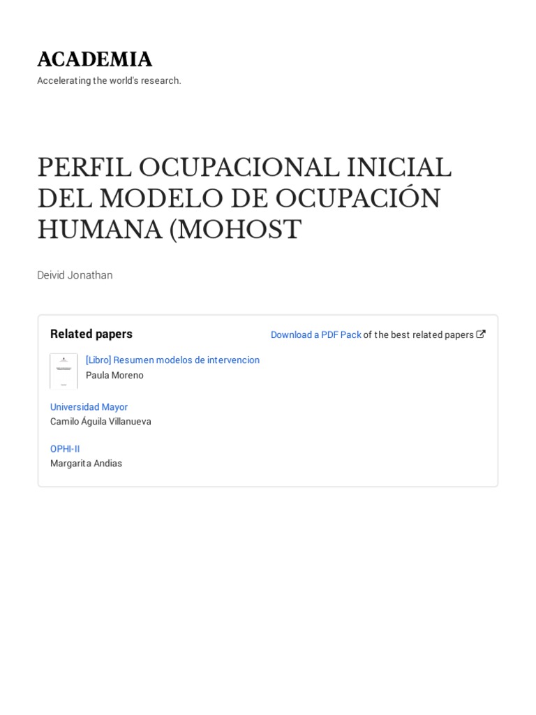 Spanish MOHOST With Cover Page v2 220420 180041 | PDF | Evaluación ...