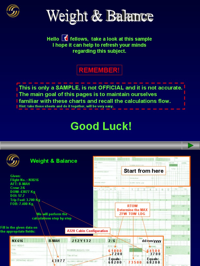A320 Load Sheet Calculation Guide | PDF
