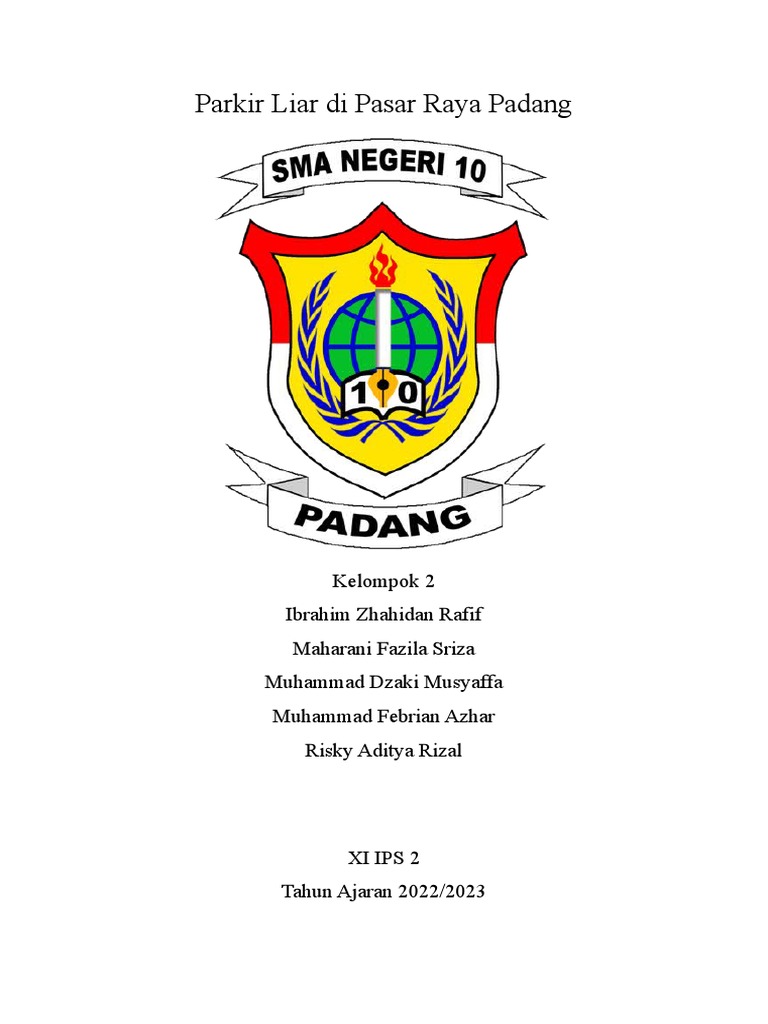 Parkir Liar Di Pasar Tugas Sekolah Pdf