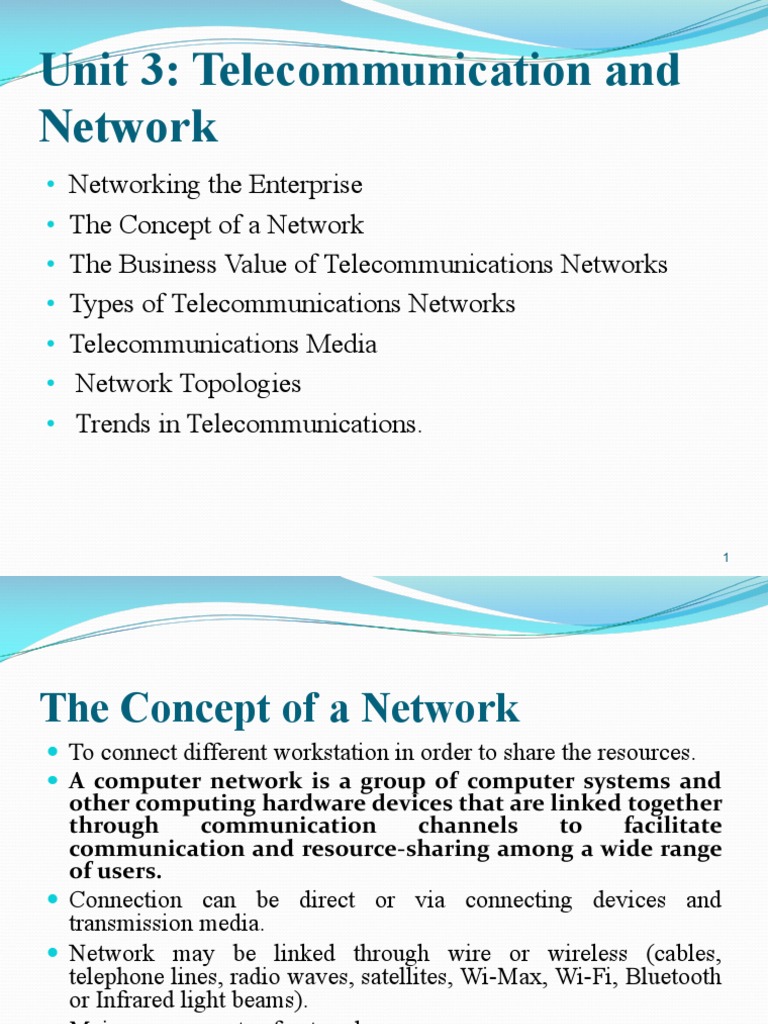 Unit 3 | PDF | Computer Network | Network Topology