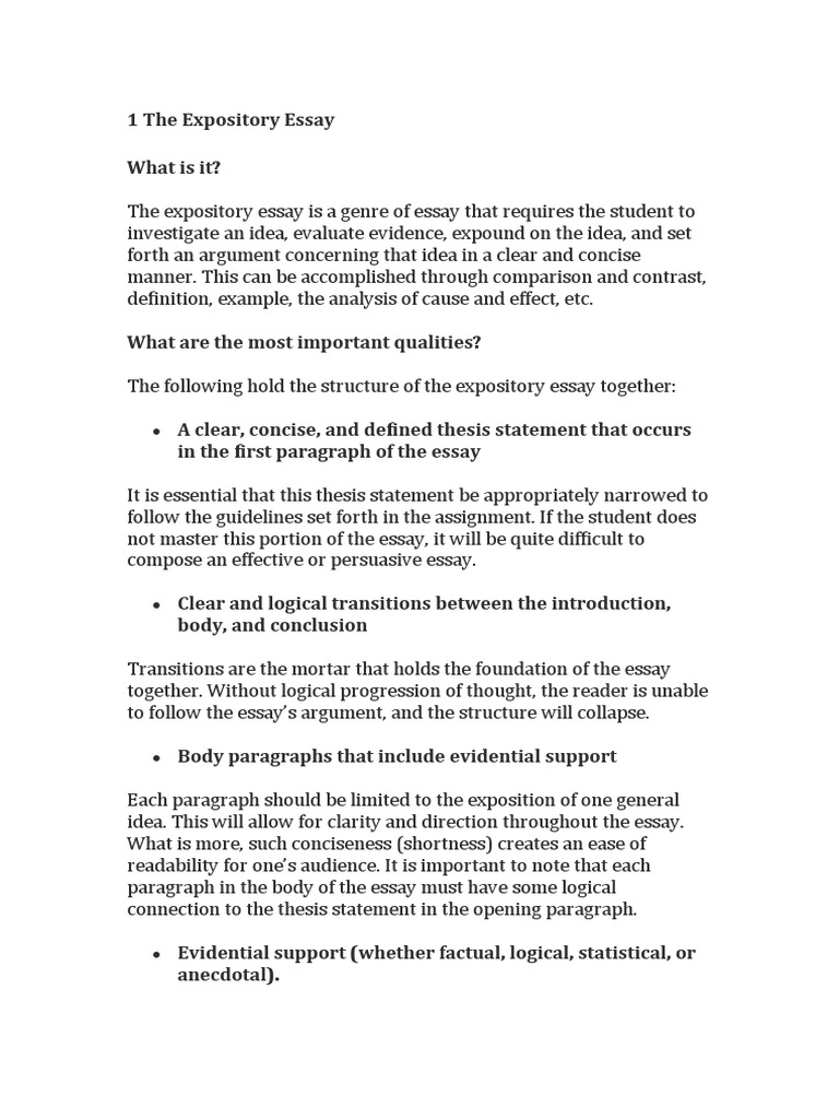 Types of Essays | PDF | Essays | Argument