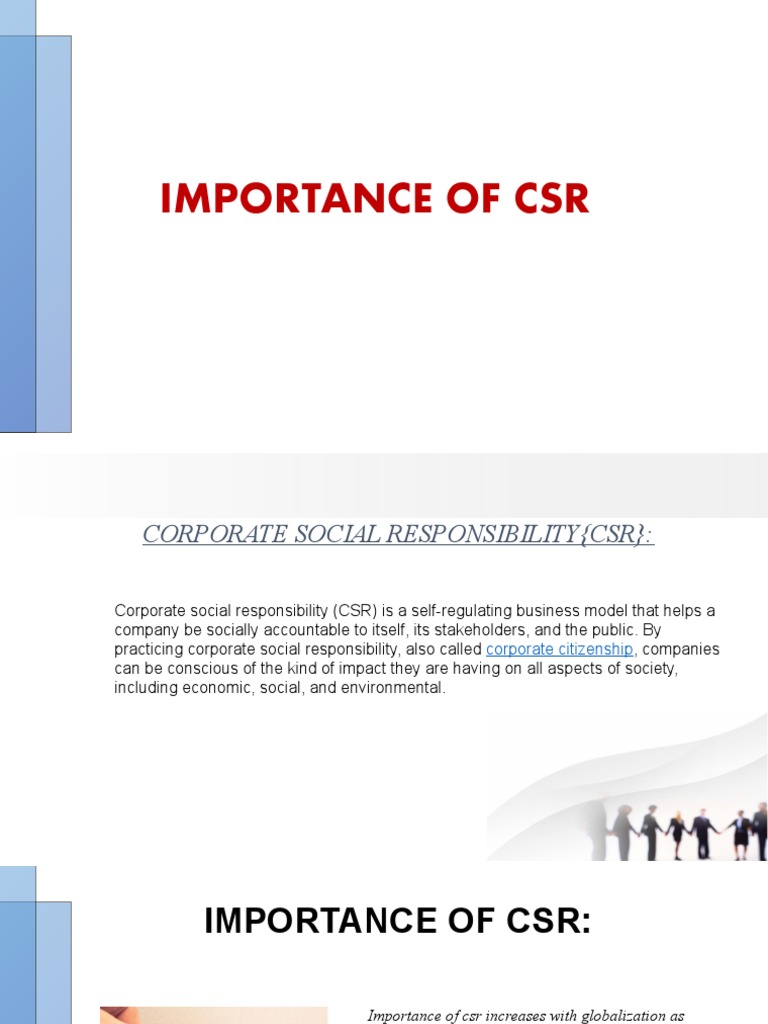 Importance of CSR | PDF
