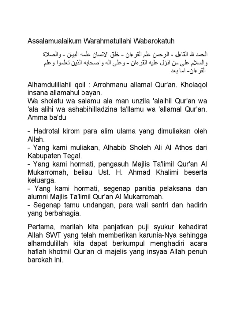 MC | PDF | Kajian Bahasa Asing | Agama & Spiritualitas