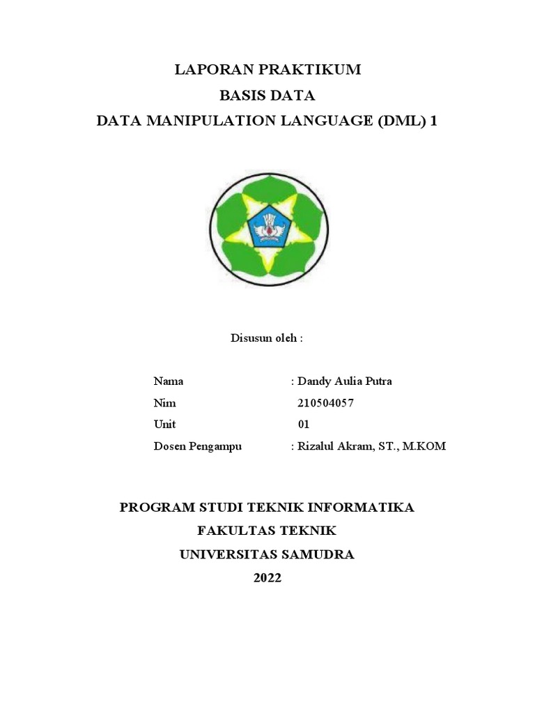 Laprak Basis Data Bab III Dandy | PDF | Seni | Komputer