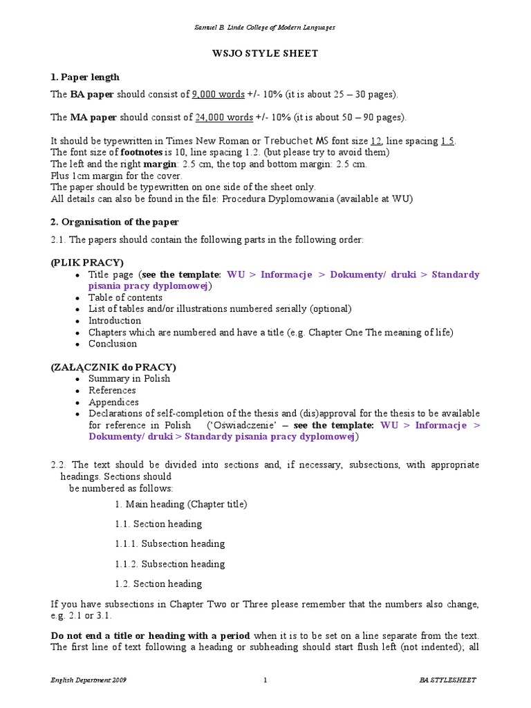 WSJO Style Sheet CORRECTED | PDF | Ellipsis | Bracket