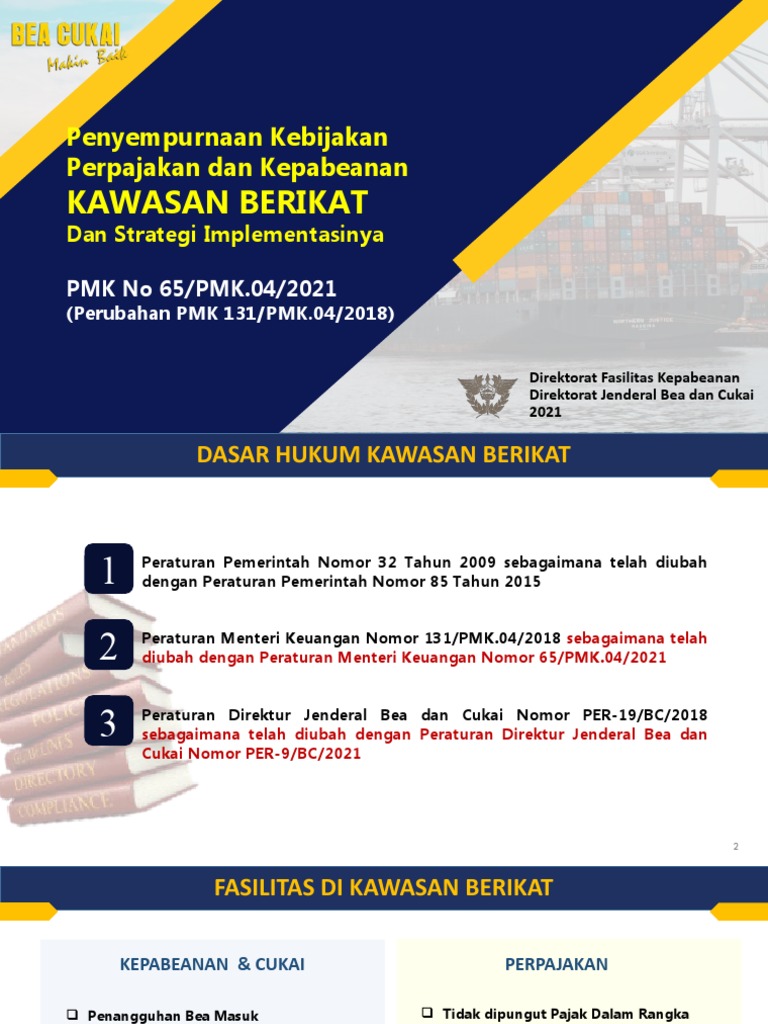 PMK 65 Kawasan Berikat | PDF