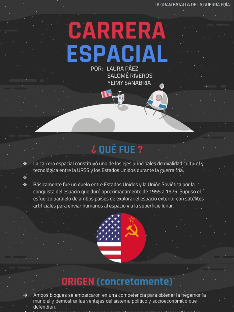 Carrera Espacial - Guerra Fría | PDF | Carrera en el espacio | Programa Apolo