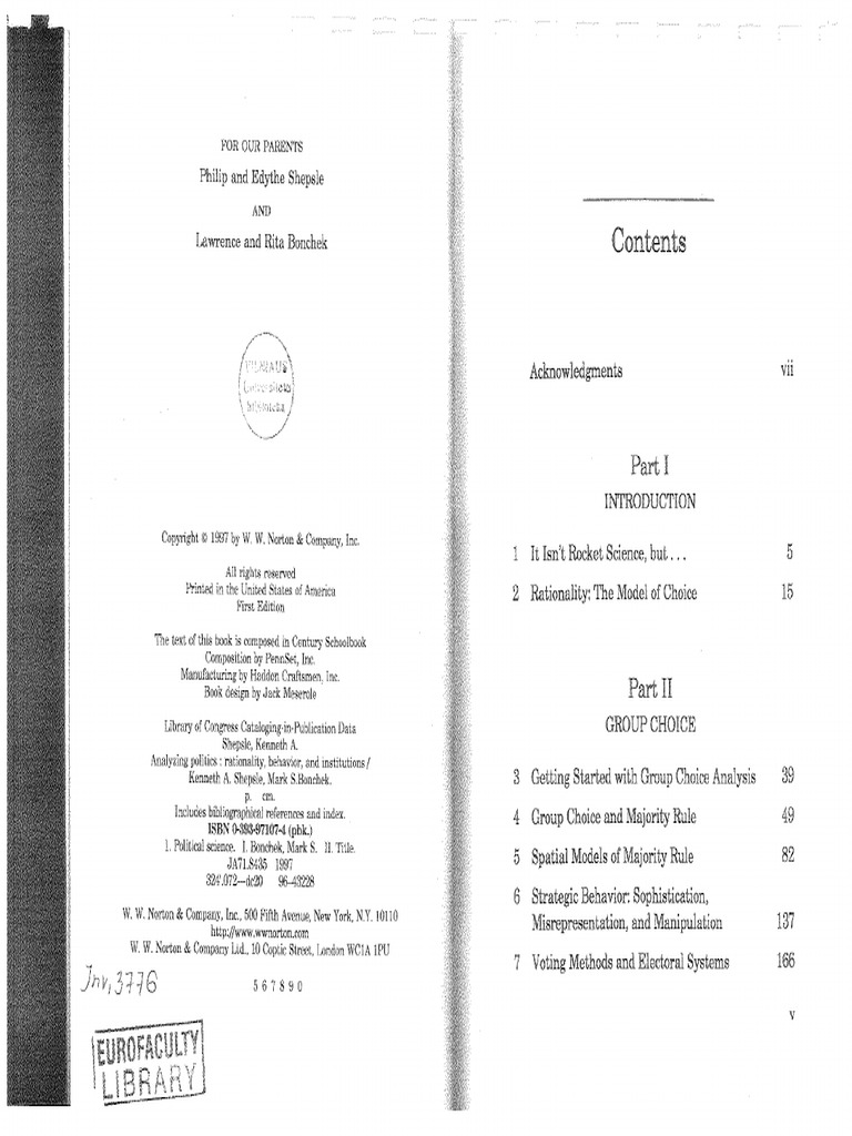 Bonchek Shepsle ch1 5 | PDF