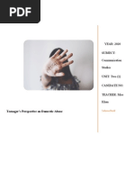 English A SBA - Reflection 2 | PDF