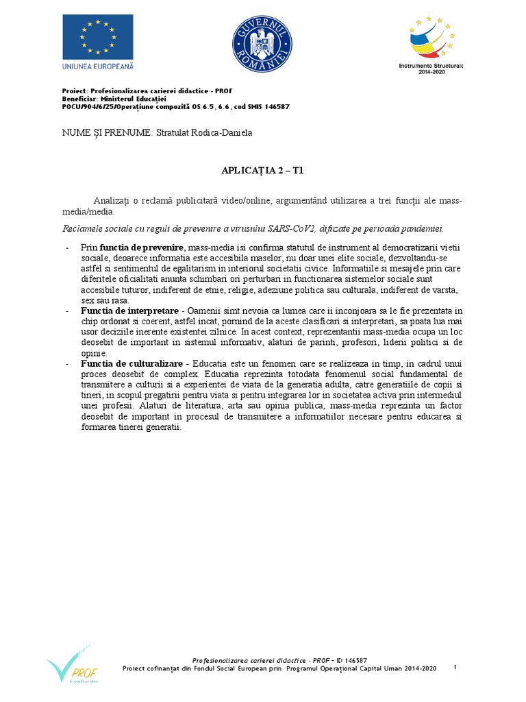 !aplicatia 2, T1 | PDF