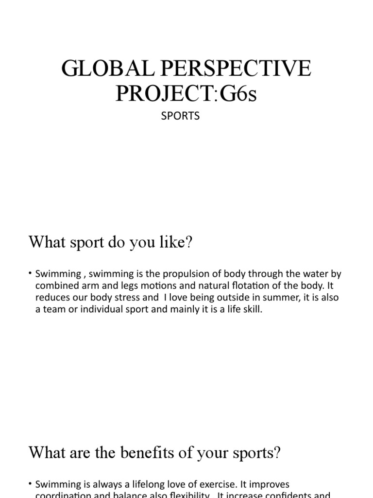 Global Perspective Project | PDF
