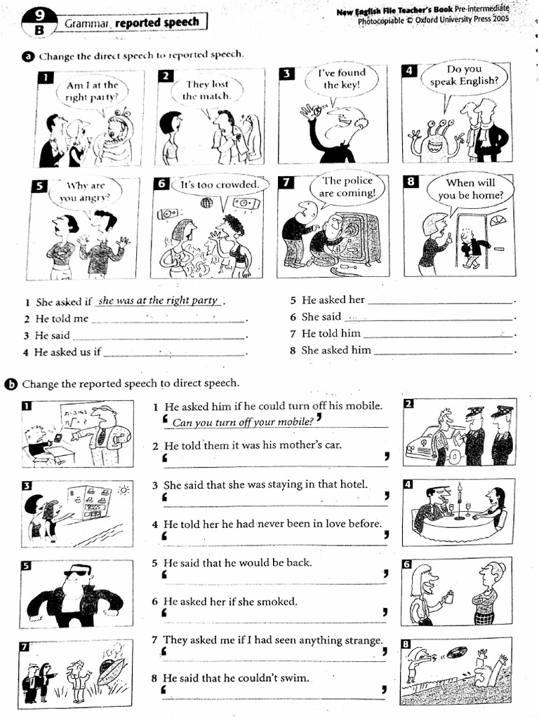 Reported Speech | PDF