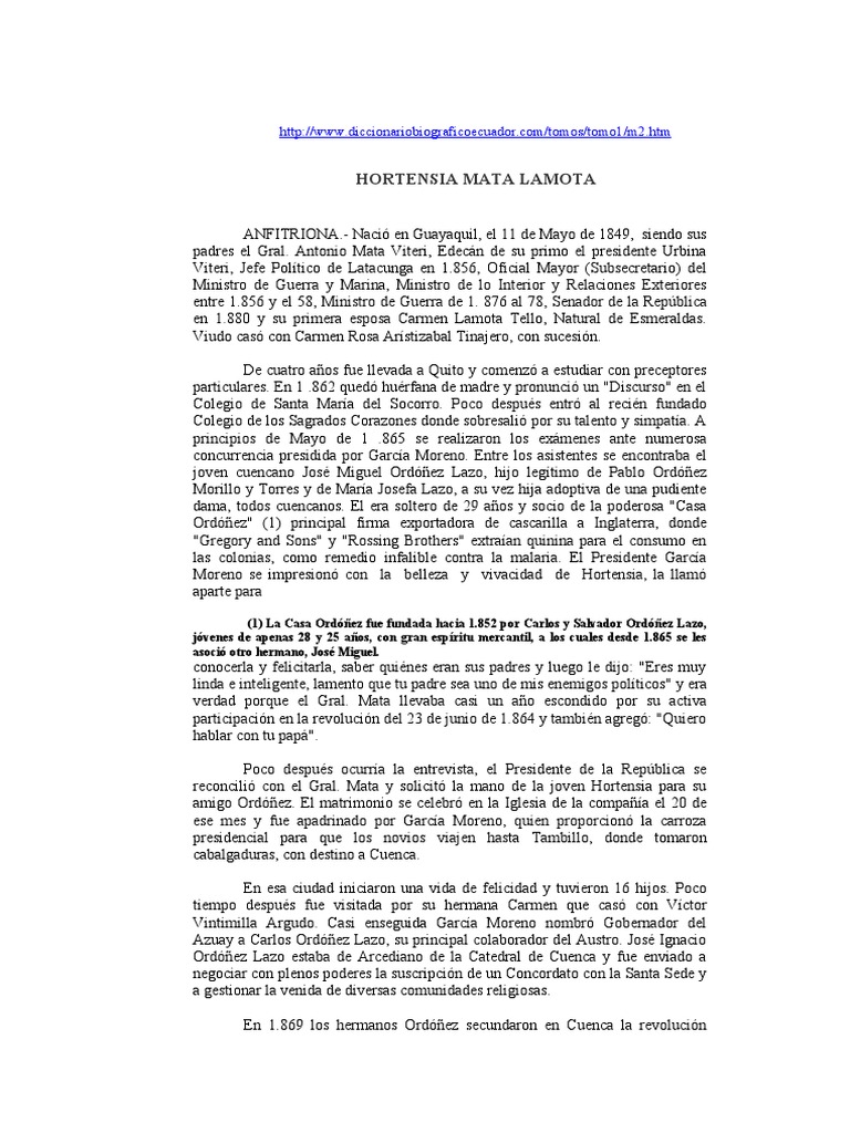 Hortencia Mata | PDF Hortencia Mata | PDF