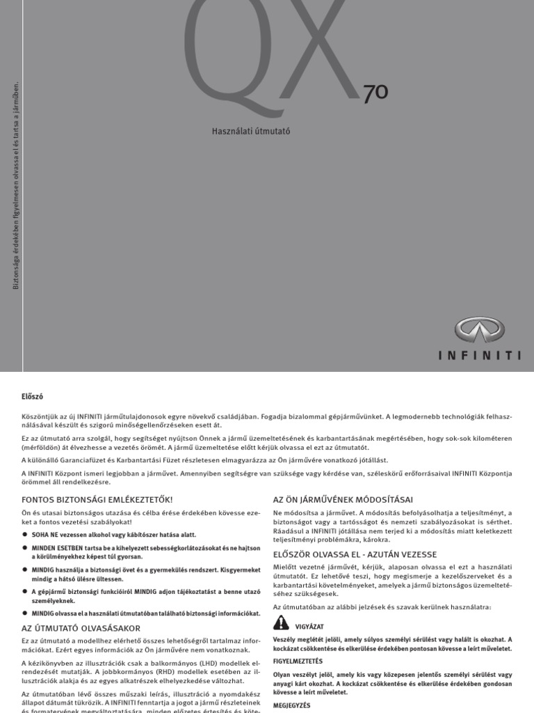 Infiniti QX70 (2016) | PDF