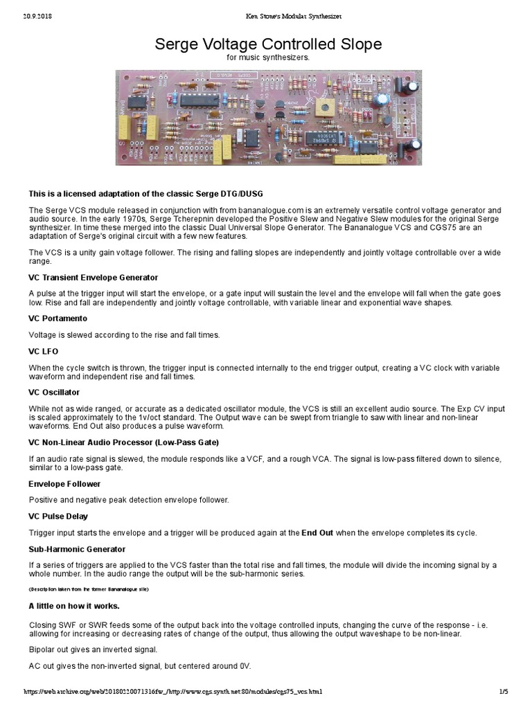 cgs75 Vcs | PDF | Electronic Engineering | Computer Engineering