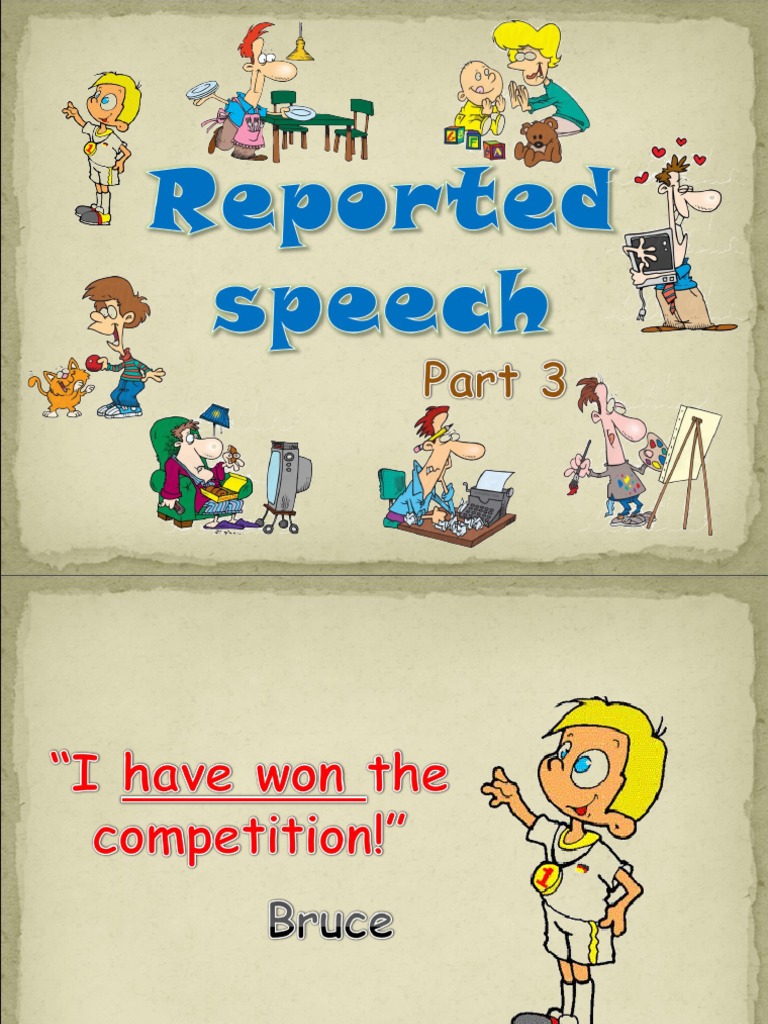 Reported-Speech-Conversation 3 | PDF