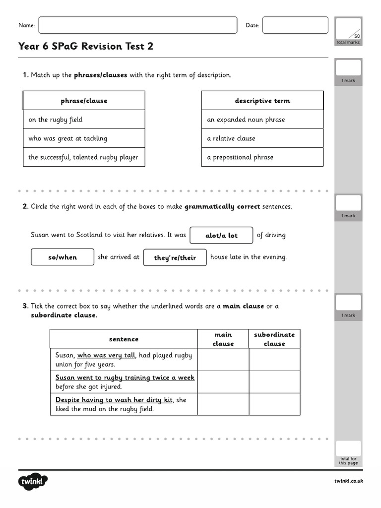Spag Test 2 | PDF