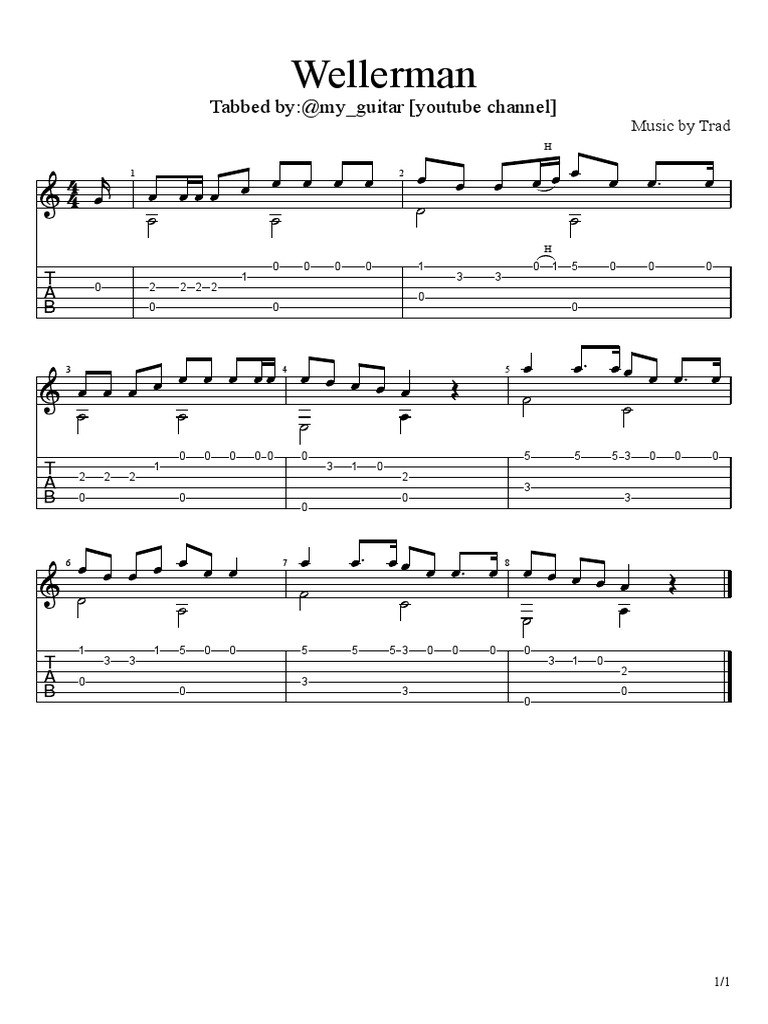 Wellerman MyGuitar | PDF