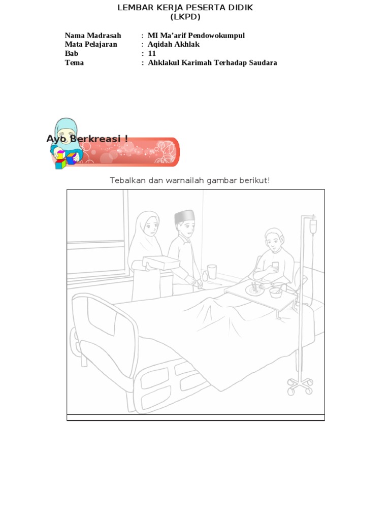 Pelajaran 11 Akhlakul Karimah Terhadap Saudara | PDF | Seni & Disiplin Bahasa | Pengembangan Diri