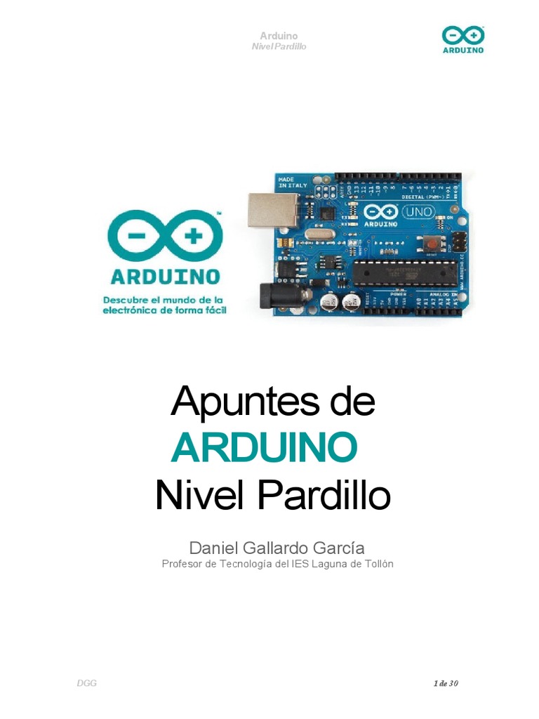 Manual de Arduino Nivel Pardillo | PDF | Arduino | Altoparlante