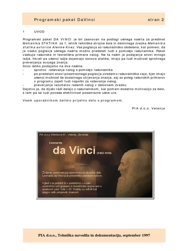 Davinci | PDF