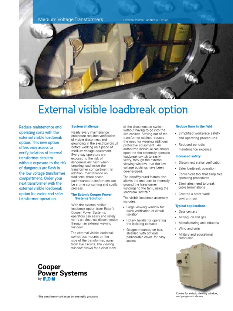 Copper Visible Loadbreak | PDF | Transformer | Switch