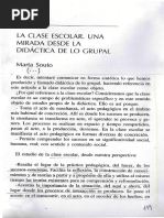 Marta Souto - La Clase Escolar | PDF