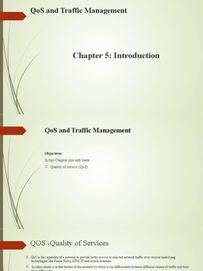 Chapter 5 QoS and Traffic Management | PDF | Quality Of Service | Computer Network