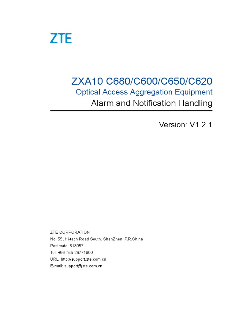 SJ-20200929135033-018-ZXA10 C680&C600&C650&C620 (V1.2.1) Optical Access ...