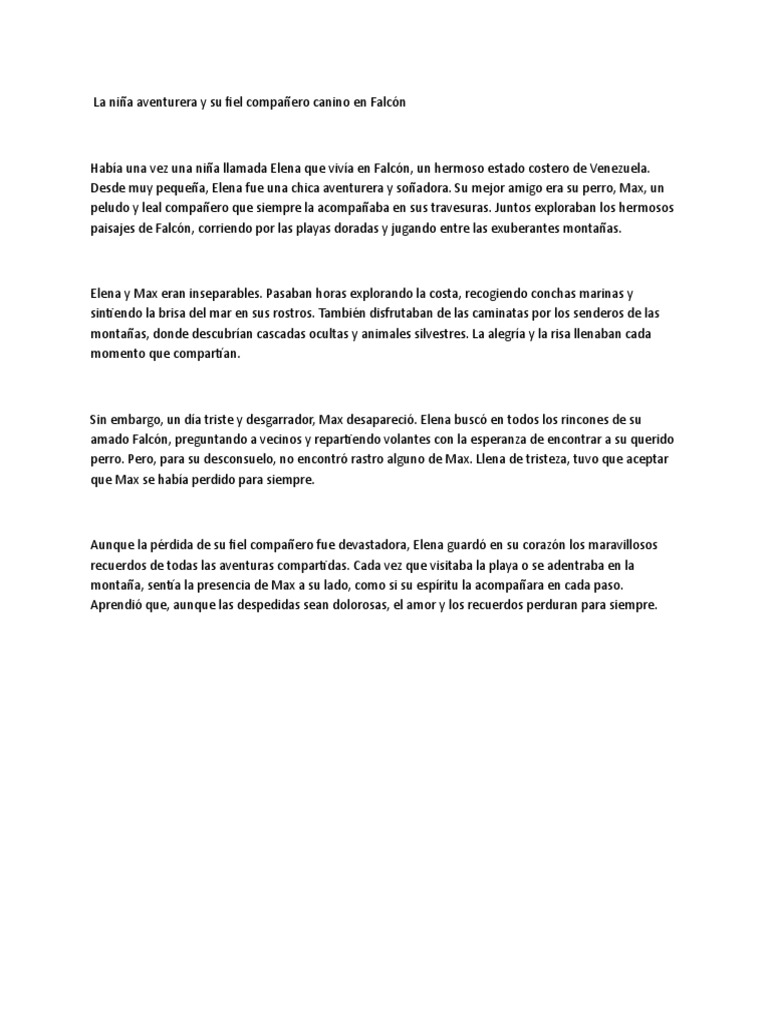 Historia de Ana Falcon 1 | PDF
