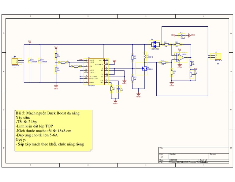 BUCK BOOST Converter-TL494 | PDF BUCK BOOST Converter-TL494 | PDF