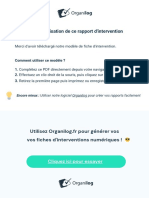 Modèle de Rapport Dintervention Maintenance | PDF