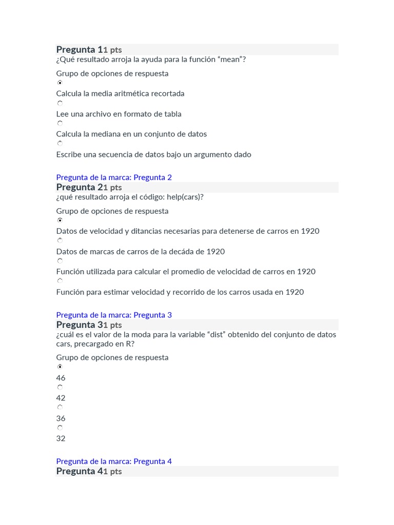 (APEB1-15%) Práctica 1 Uso Del Lenguaje R, Visualización de Datos y Comparación de Variables. | PDF