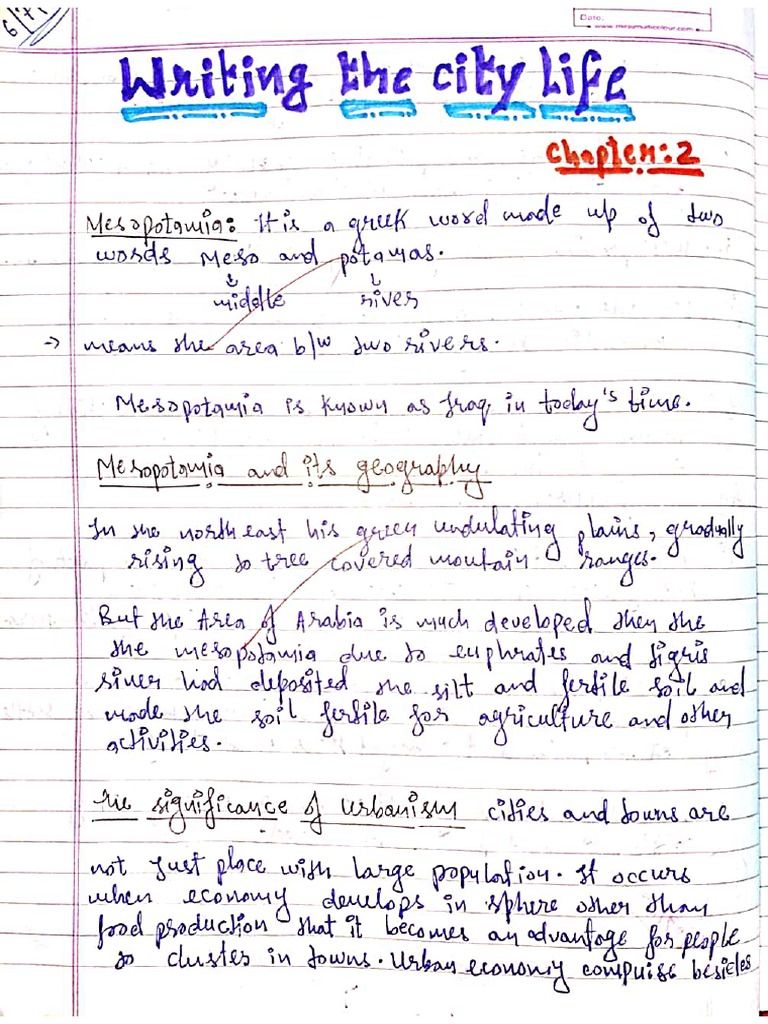 History Writing The City Life | PDF