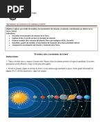 Prueba Sistema Solar 3º | PDF | Sistema solar | Planetas