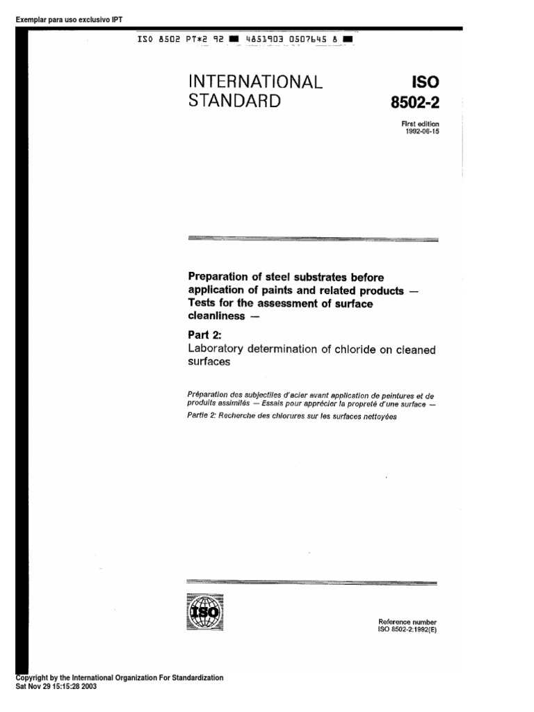 ISO 8502 2 1992 PDF