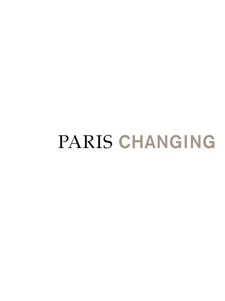 Paris Changing Revisiting Eugene Atget's Paris | PDF