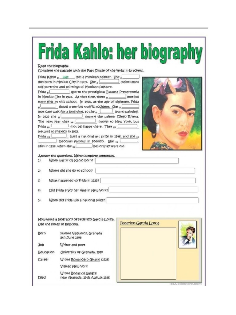 Frida Kahlo - Google Docs | PDF