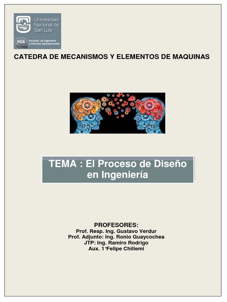 1-1 El Diseño en Ingenieria | PDF | Material compuesto | Diseño