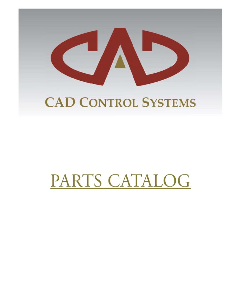 CAD Control Systems Parts Catalog | PDF | Valve | Piston
