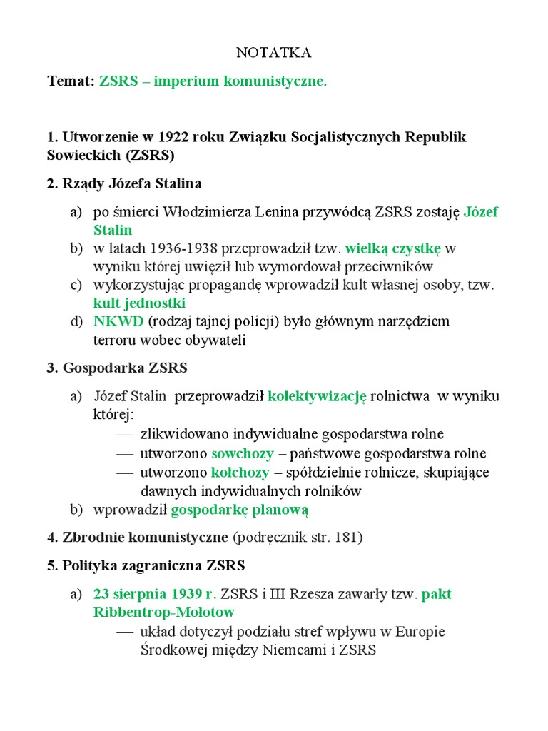 09.04.21 R. ZSRS - Imperium Komunistyczne | PDF