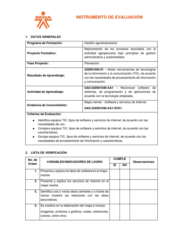Evaluación TIC: Mapa Mental Software | PDF | Software | Evaluación
