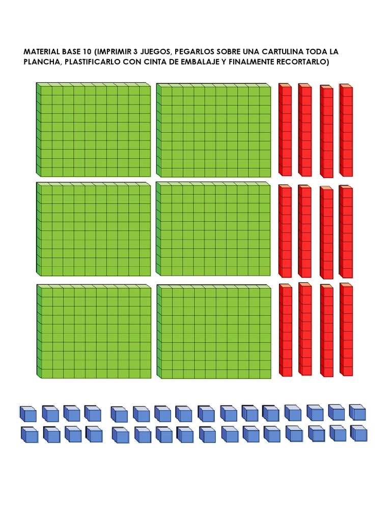 Material Multibase para Primer Grado | PDF