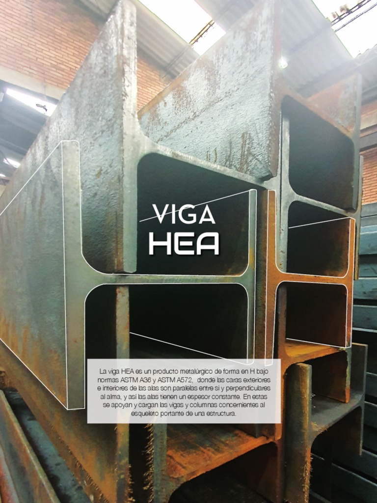 Ficha viga-HEA | PDF | Acero | Hierro