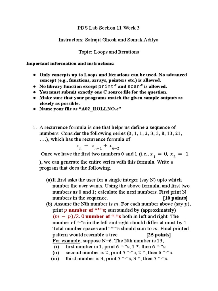 Assignment 2 Sec 11 Pdf Recurrence Relation Sequence